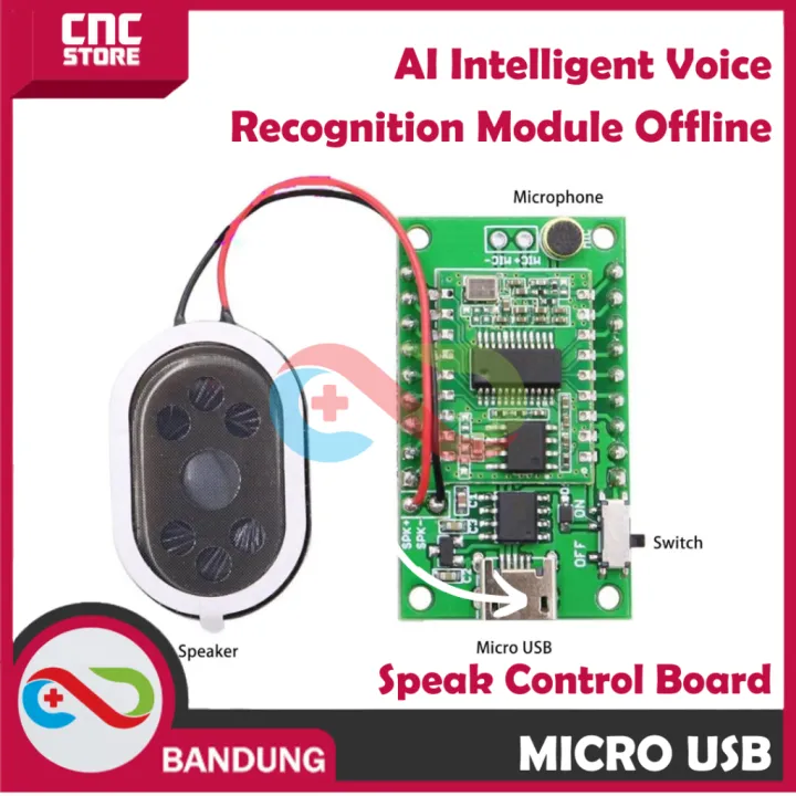 Modul Pengenalan Suara Cerdas AI Modul Kontrol Suara Offline Modul ...