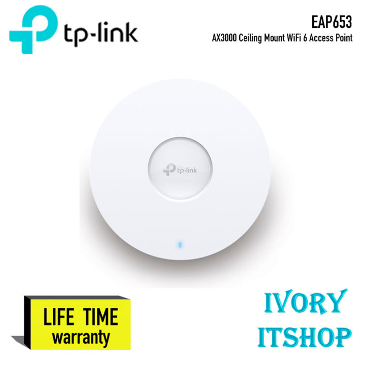 TP Link EAP653 AX3000 Ceiling Mount WiFi 6 Access Point EAP653/ivoryitshop | Lazada.co.th