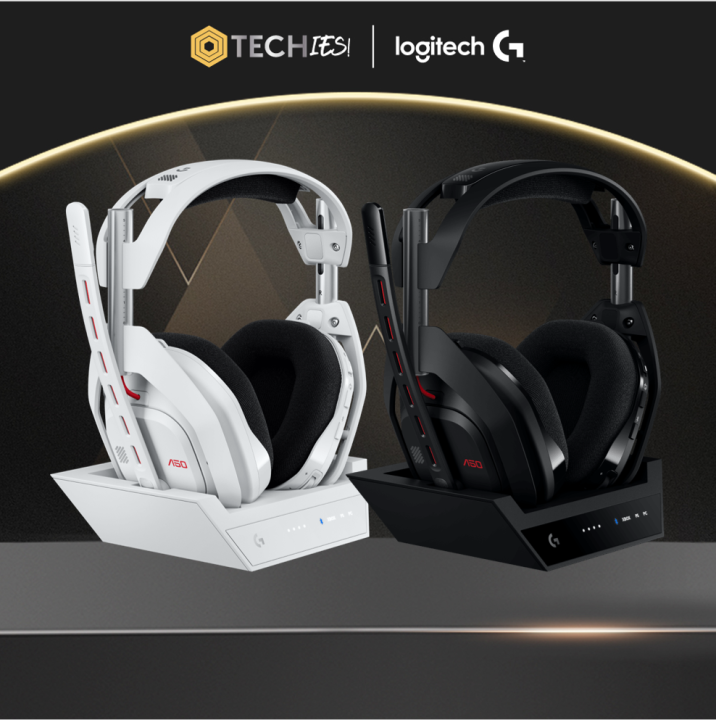 Logitech G Astro A50 (Gen 5) Lightspeed And Playsync Audio With Base ...