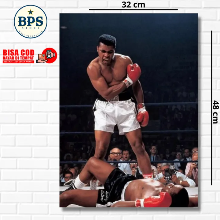 POSTER MUHAMMAD ALI - FOTO MUHAMMAD ALI - POSTER PETINJU - POSTER ...