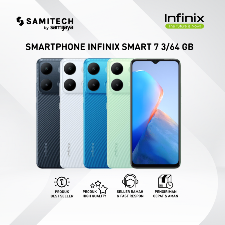 INFINIX SMART 7 3/64GB GARANSI RESMI | Lazada Indonesia