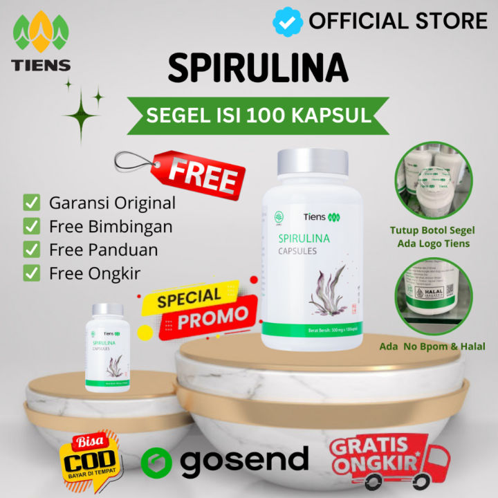 Spirulina Tianshi Capsules Original isi 30 & 100 Kapsul | Lazada Indonesia