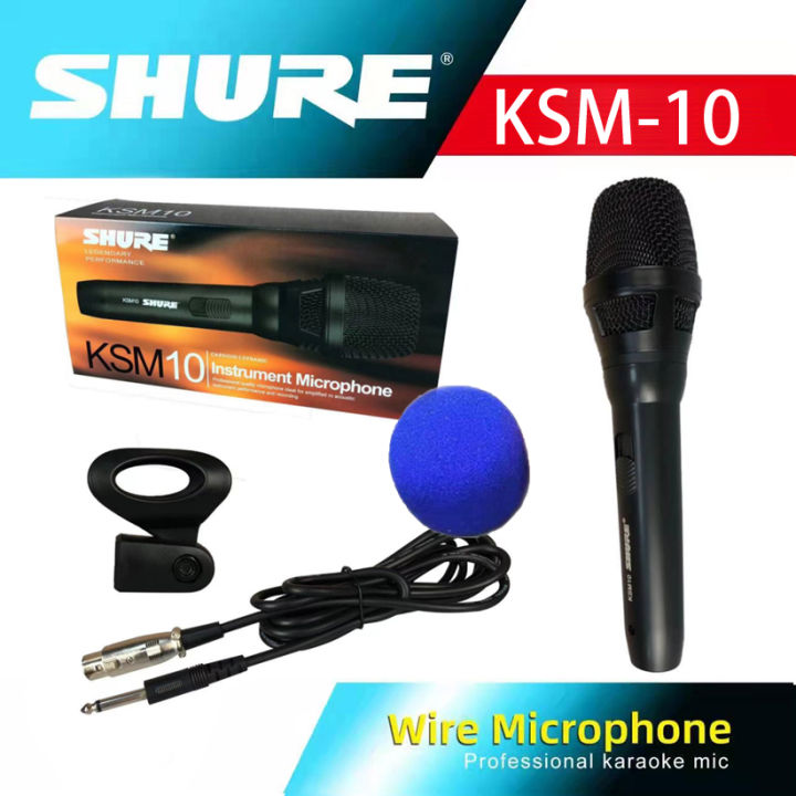 Karaoke KSM-10 High-End Dynamic Wired Microphone | Lazada PH