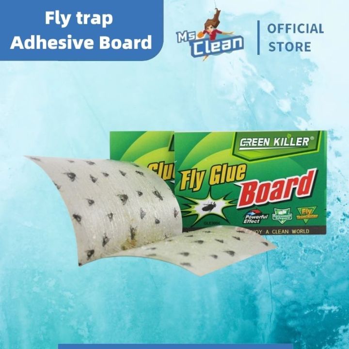 Ms Clean Ticky Glue Paper Fly Flies Trap Catcher Bugs Insects Catcher ...