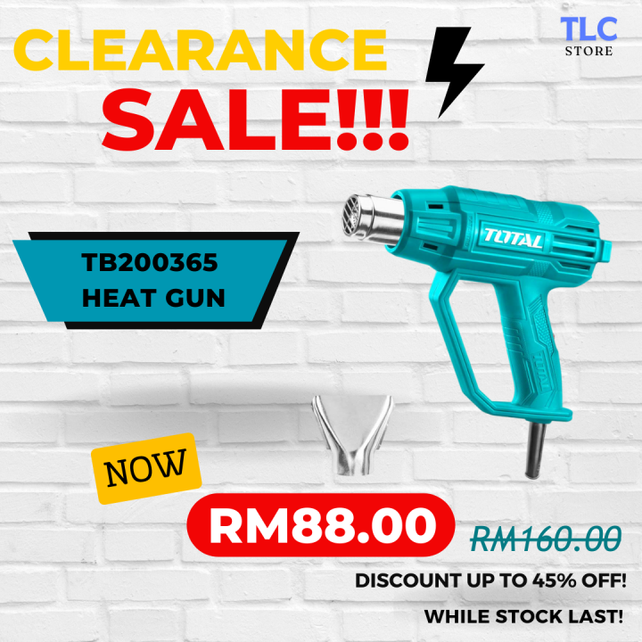 TOTAL TB200365 Heat Gun | Lazada