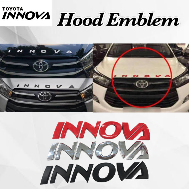 OCPA INNOVA Letters Car Auto Front Hood Emblem Badge Sticker Logo ...