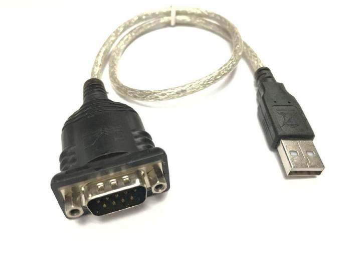 USB 2.0 to RS232 Serial DB9 9 Pin Cable Adaptor Converter สาย50cm ...