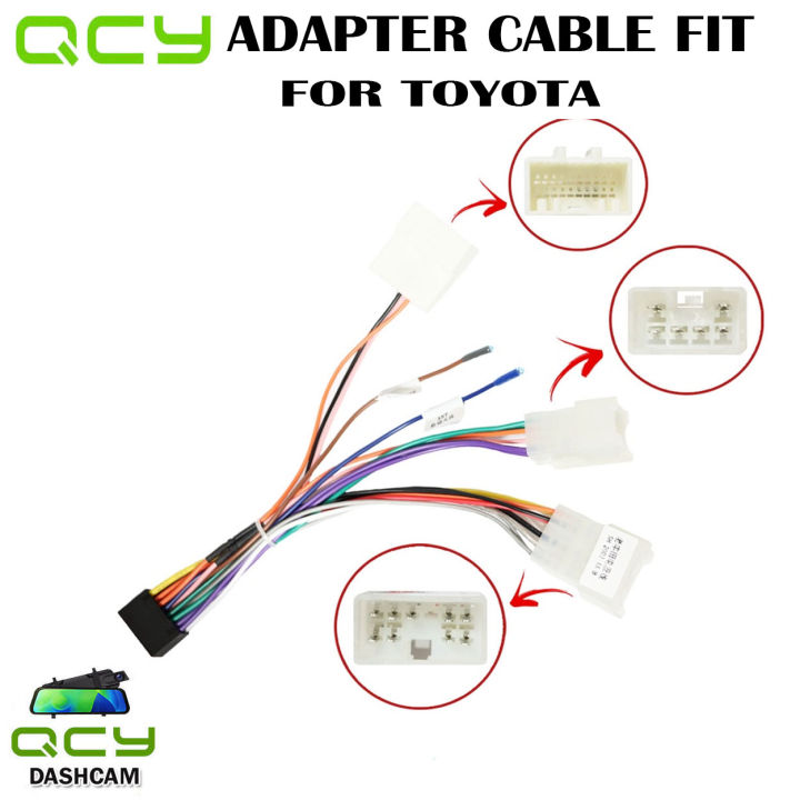 QCY 20Pin Android Wiring Harness Car Stereo Radio Connector Adapter ...