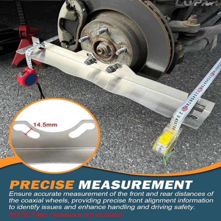 Car Truck Universal Heavy Duty Toe Alignment Tool Plates Stainless ...