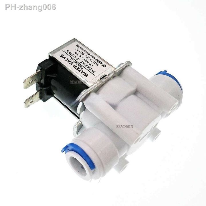 Water Inlet Valve AC220V 12V 24VDC NO NC Plastic Solenoid Valve 1/4 3/8 ...