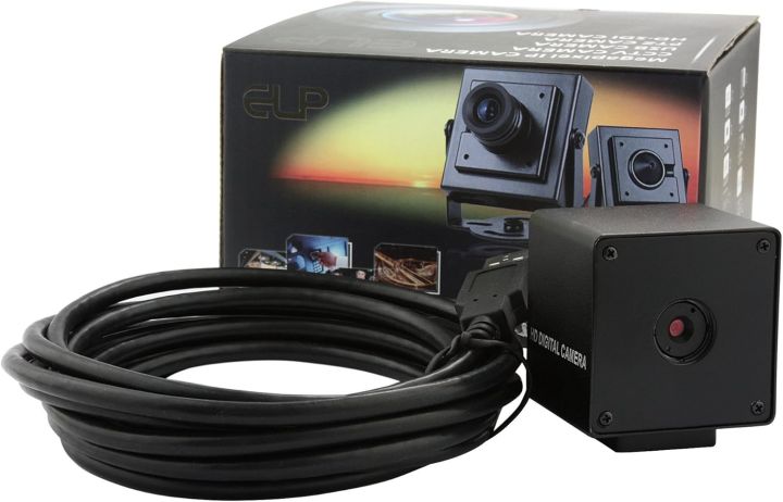 ELP 5mp Autofocus Fisheye Wide Angle USB Camera Module with Metal Case ...