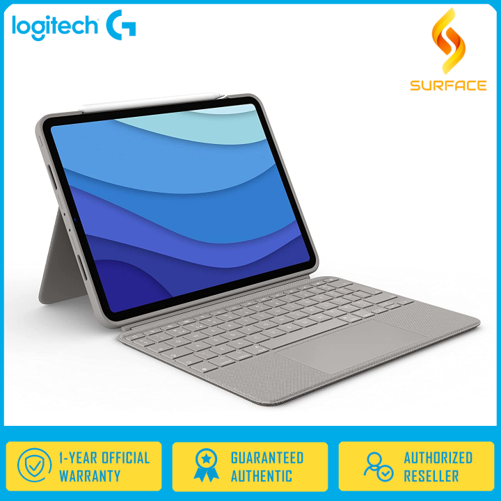 Logitech Combo Touch iPad Pro 11-inch (1st, 2nd, 3rd Gen) Keyboard Case ...