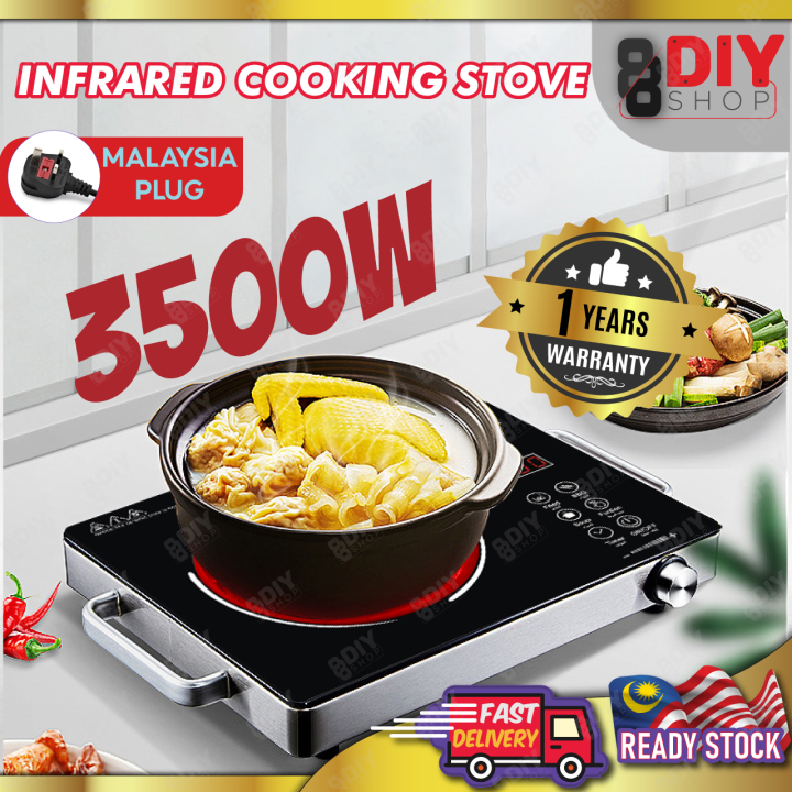88 DIY Shop - (1 Year Warranty) 3500W Multifunction Infrared Ceramic Cooker, Furnace, Periuk ...