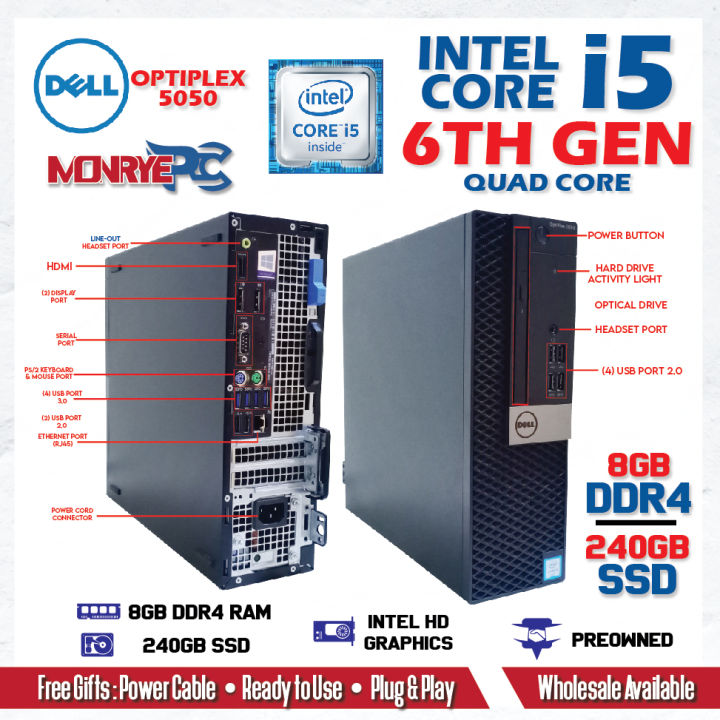 Desktop / CPU / Computer INTEL CORE i5-6th Gen / i3-6th Gen / Ready to ...