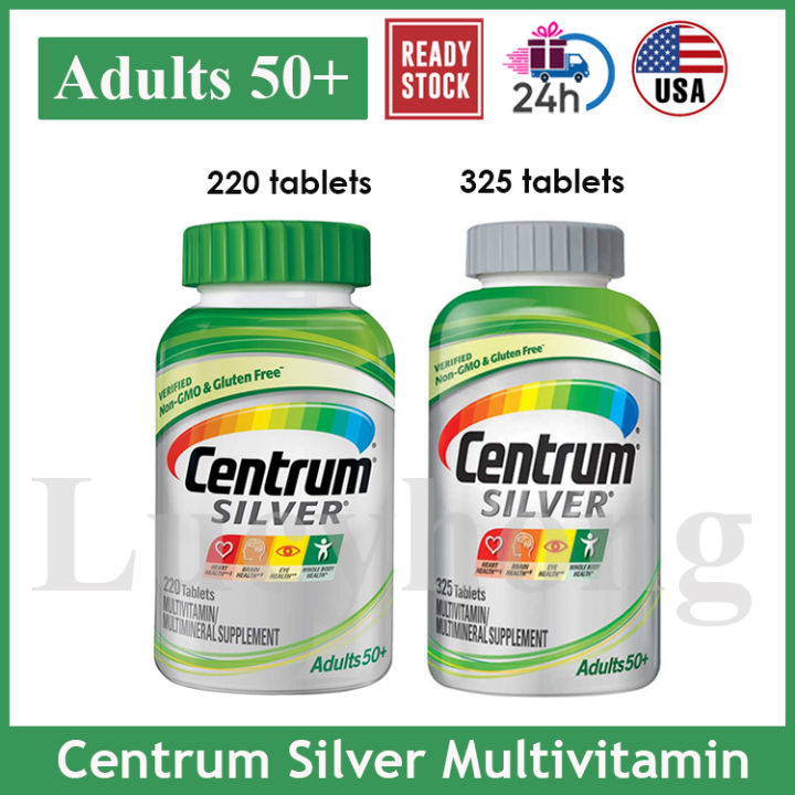 Centrum Silver Multivitamin for Adults 50 Plus Multivitamin ...