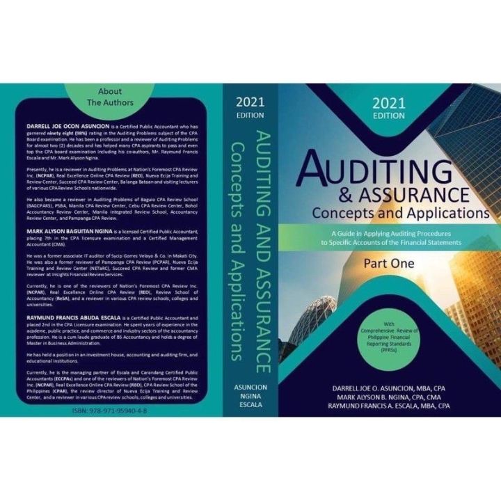 BOOKS ONHAND Auditing and Assurance Concepts Applications Part 1 2021 ... BOOKS ONHAND Auditing and Assurance Concepts Applications Part 1 2021 ...