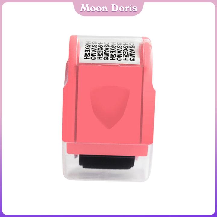 Moon Doris Roller Stamp Self Inking Document Security Identity ...