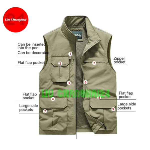 Rompi Casual Terbaru / Rompi vest /rompi pria outdoor / rompi proyek ...