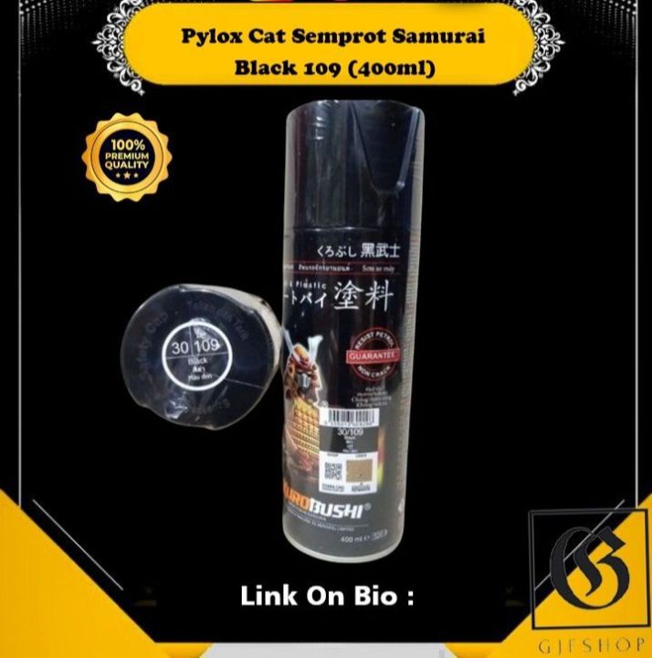 Pylox Cat Semprot Samurai Black 109 400ml | Lazada Indonesia