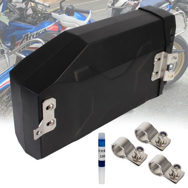 Motorcycle Tool Box With 2 Keys Left/Right Side Plastic Storage Case ...