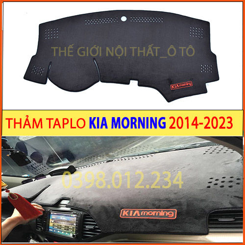 Thảm Taplo Kia Morning 2005 2006 2007 2008 2009 2010 2011 2012 2013 2014 2015 2016 2017 2018 ...