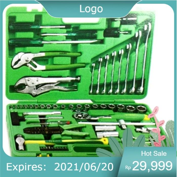 MECHANICAL TOOL SET 100 PCS TOOL KIT SET TEKIRO 100PCS TOOLS Original ...