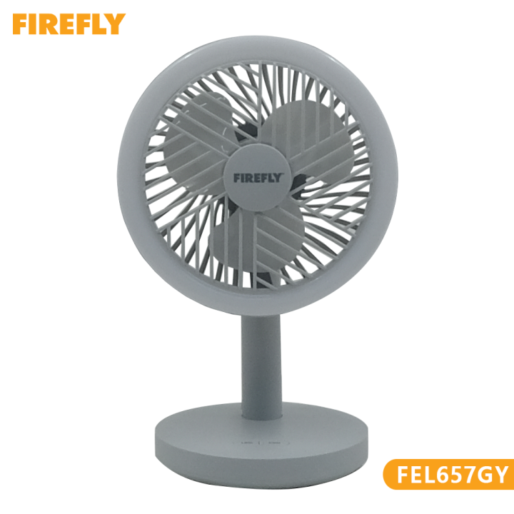 Rechargeable Mini Fan with Ring Light Multifunction fan FIREFLY ...