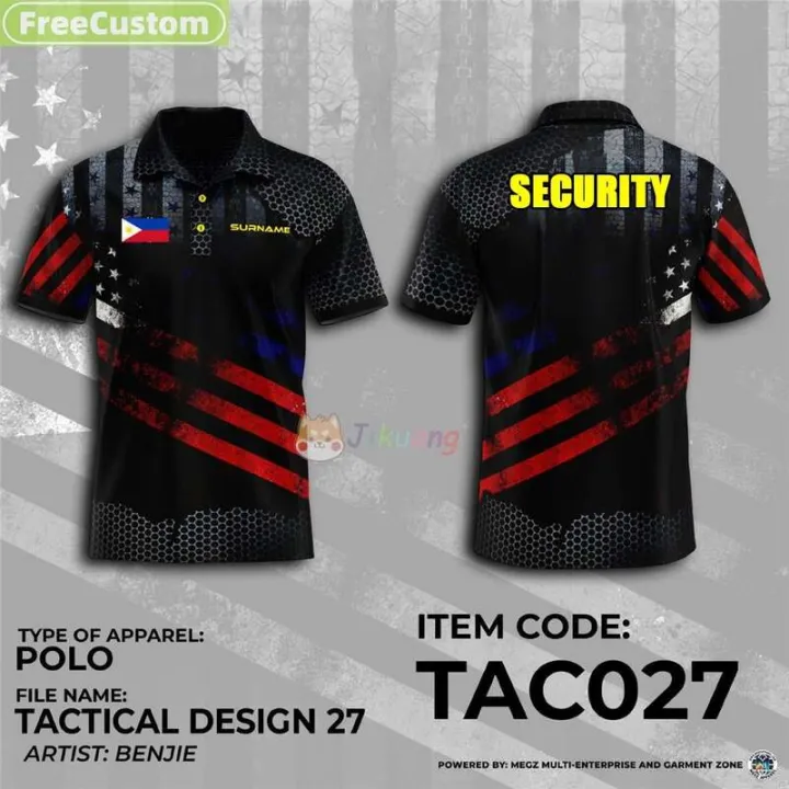 SECURITY Free Customization Name POLO SHIRT T SHIRT 3D Shirt Full ...