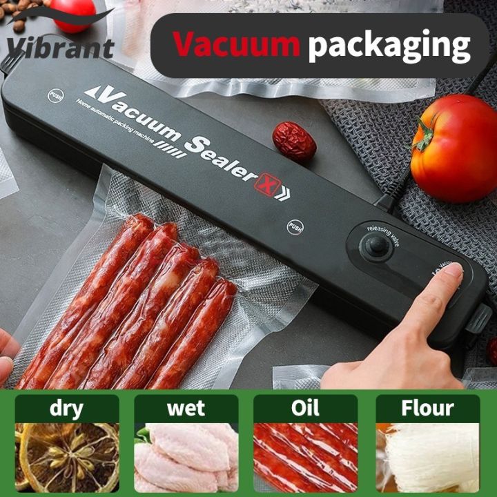 Household Food Vacuum Packaging Machine Compression Sealing Machine Vacuum Sealer Evacuation ...