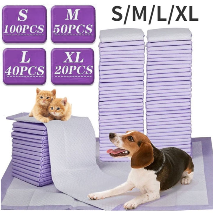 Pet Pee Pad Super Absorbent Pet Training Pad Wee Pee Poop Training Pad ...