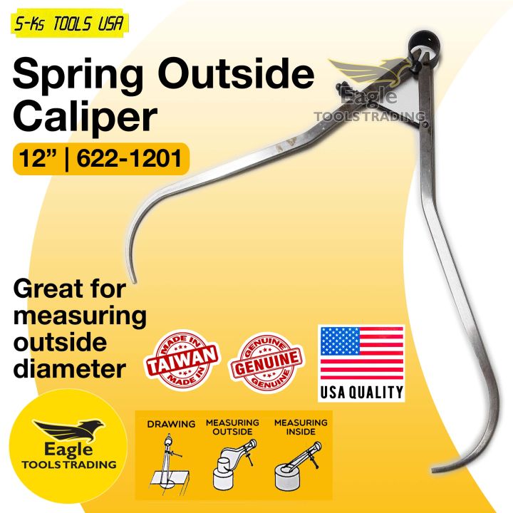 S-Ks Tools USA Spring Outside Caliper 12 inch (622-1201) Measuring tool ...