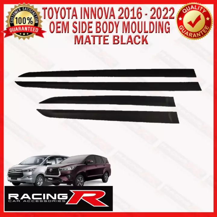 Toyota Innova 2016 to 2024 OEM Side Body Moulding ( Black ) ( Car ...