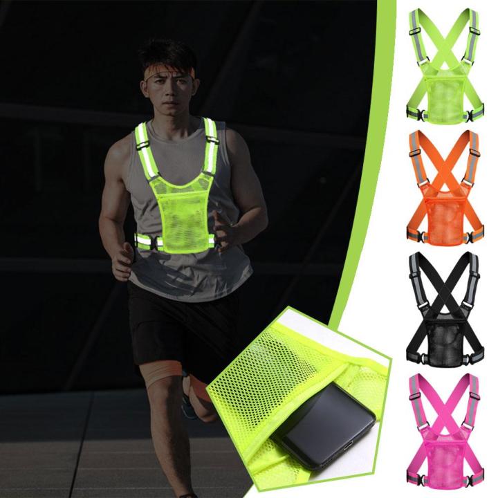Reflectorized Vest Reflective Vest Security Vest Safety Safety Running ...