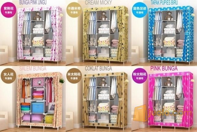 Lemari Rak Pakaian Jumbo / Lemari Baju / Cloth Rack / Rak BajuLemari ...
