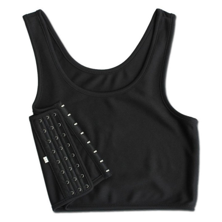 5Xl Breathable Chest Binder For Tomboy With Hook Elastic Band Corset ...