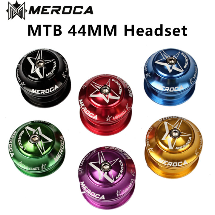 MEROCA Mountain Bike Headset CNC Aluminum Alloy For Straight Tube Built ...