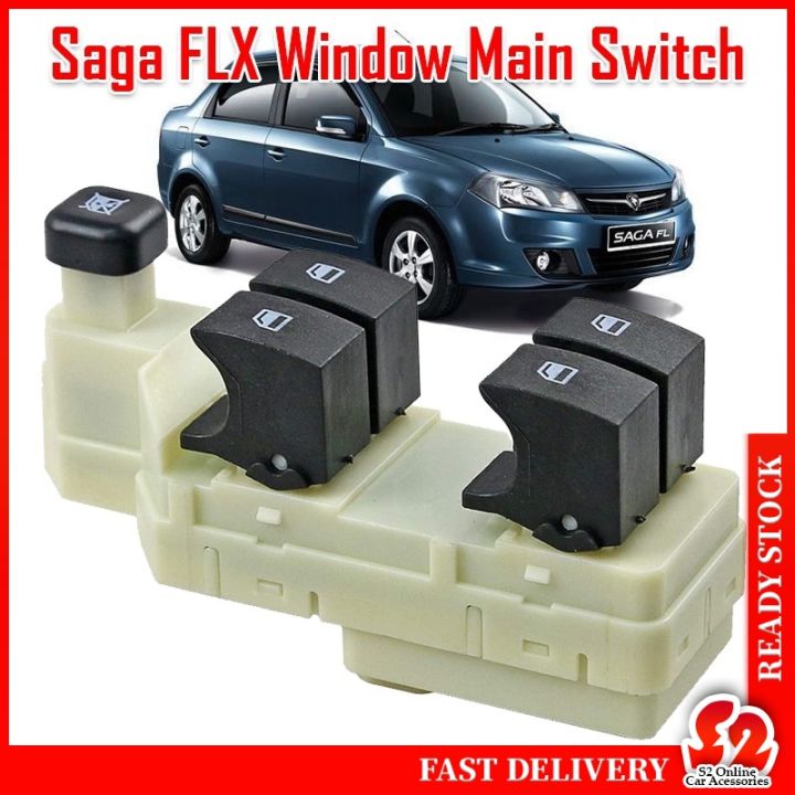 Power Window Switch Proton Saga FLX Power Window Main Switch | Lazada