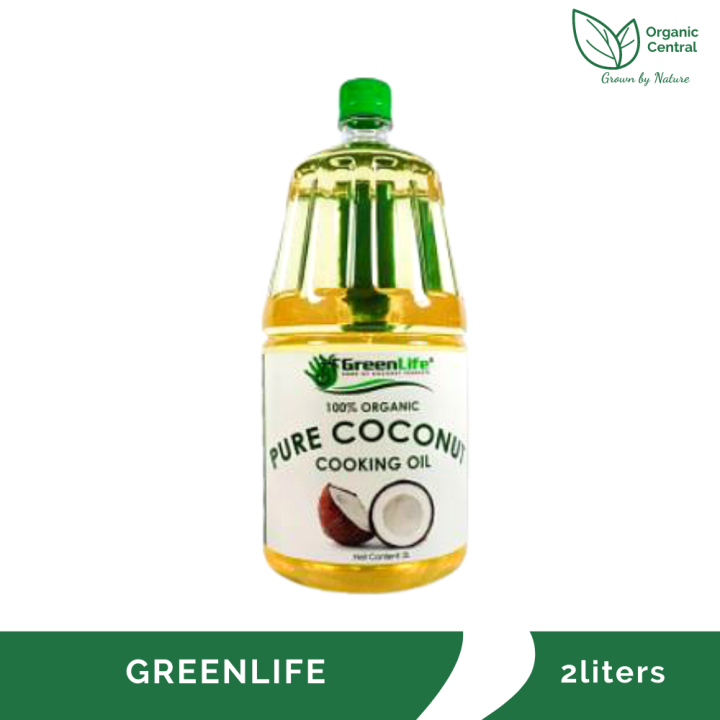 1021 Greenlife 100 Certified Organic Pure Coconut Cooking Oil 2L ...