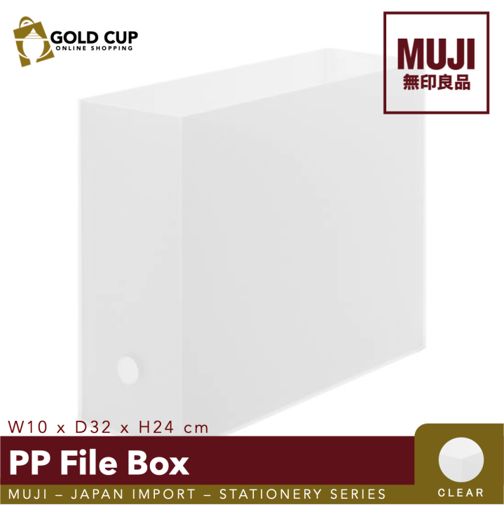 MUJI PP File Box - Clear (File Boxes) | Lazada PH