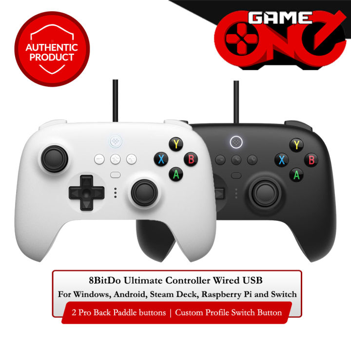 8BitDo Ultimate Controller Wired USB for Windows, Android, Steam Deck ...