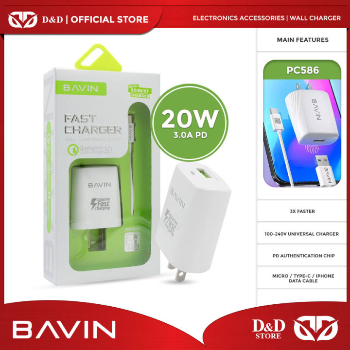 D&D | BAVIN PC586 Fast Charger Full Chip Power Output Qualcomm Quick ...