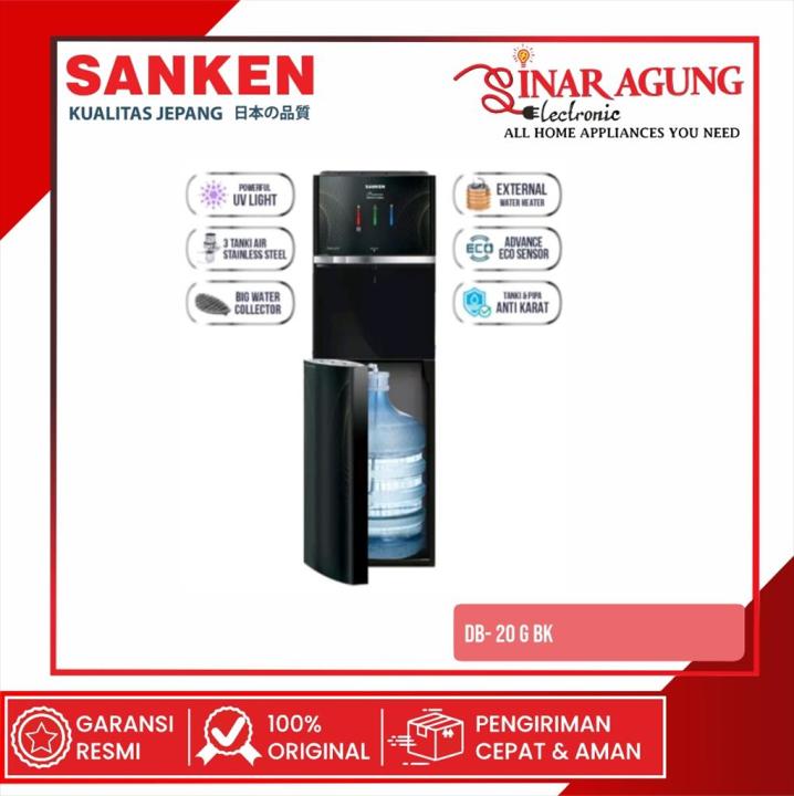 SANKEN DISPENSER GALON BAWAH DB20G-BK INFINITE SERIES - 100% ORI ...