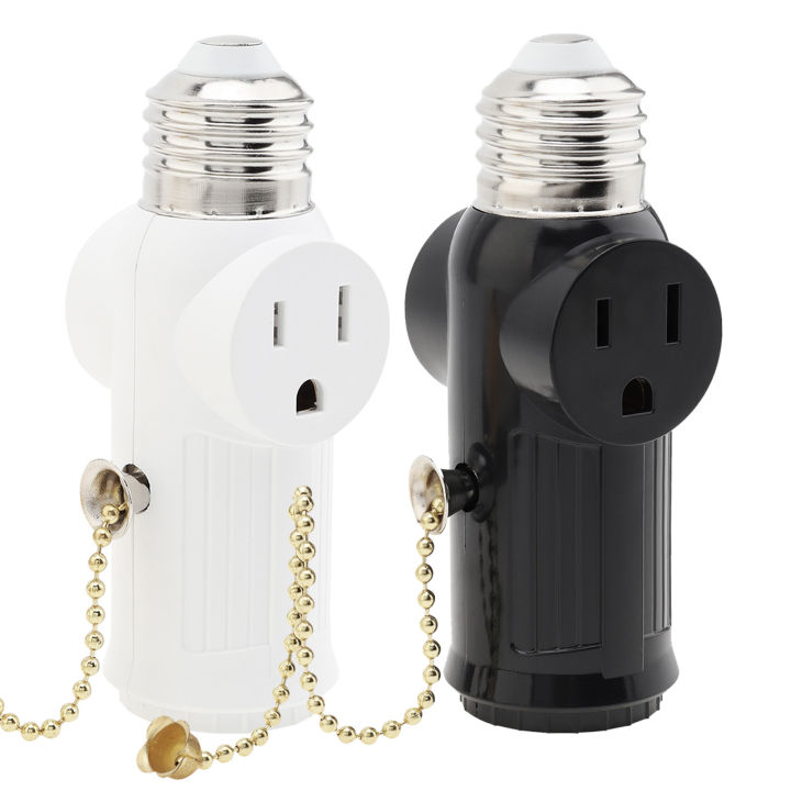 E26 Bulb Screw Socket Outlet Adapter Light Holder Splitter Base Lamp 3 ...