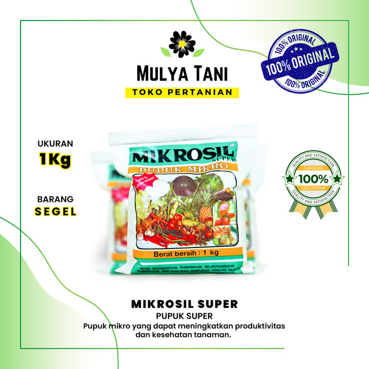 Pupuk Mikrosil Penguat Batang Mempercepat Pertumbuhan Tanaman Padi ...