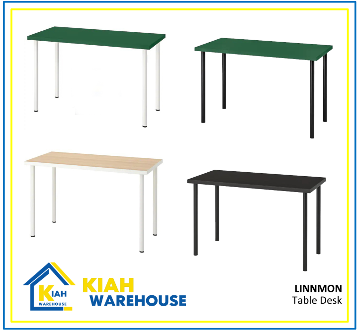 LINNMON ADILS Table Desk 120x60cm Complete Table with Legs | Lazada