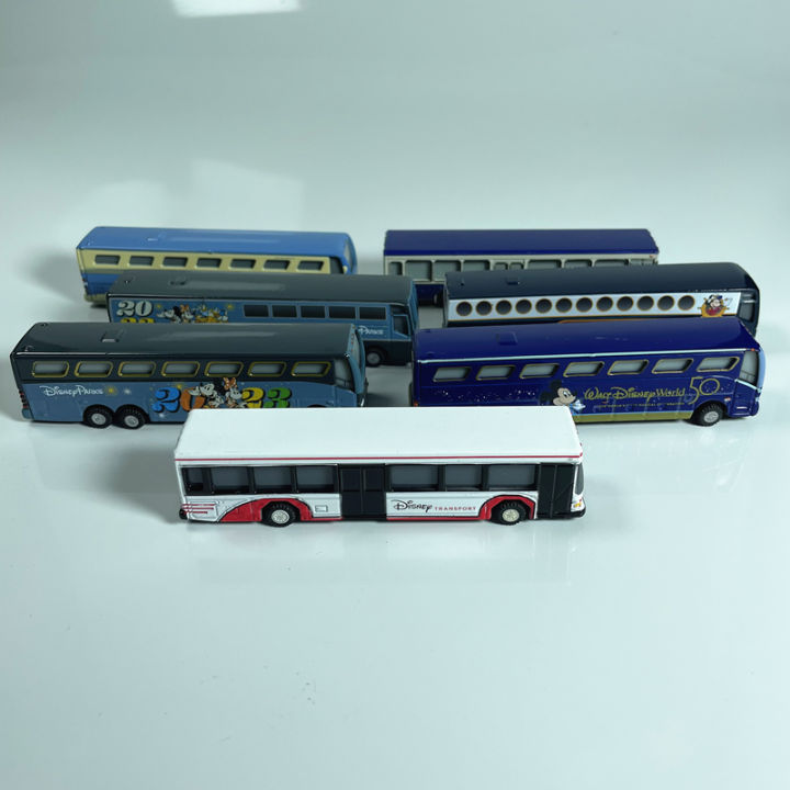 📍 Big Player Series~ Disney Shuttle Bus 1:150 Alloy Bus Model ...