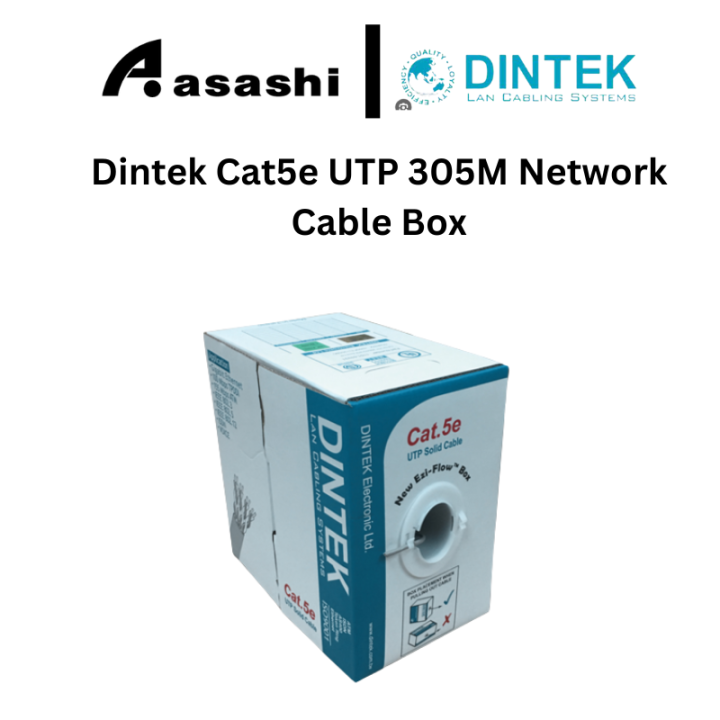Dintek Cat5e UTP 305M Network Cable Box (1101-0303X) | Lazada