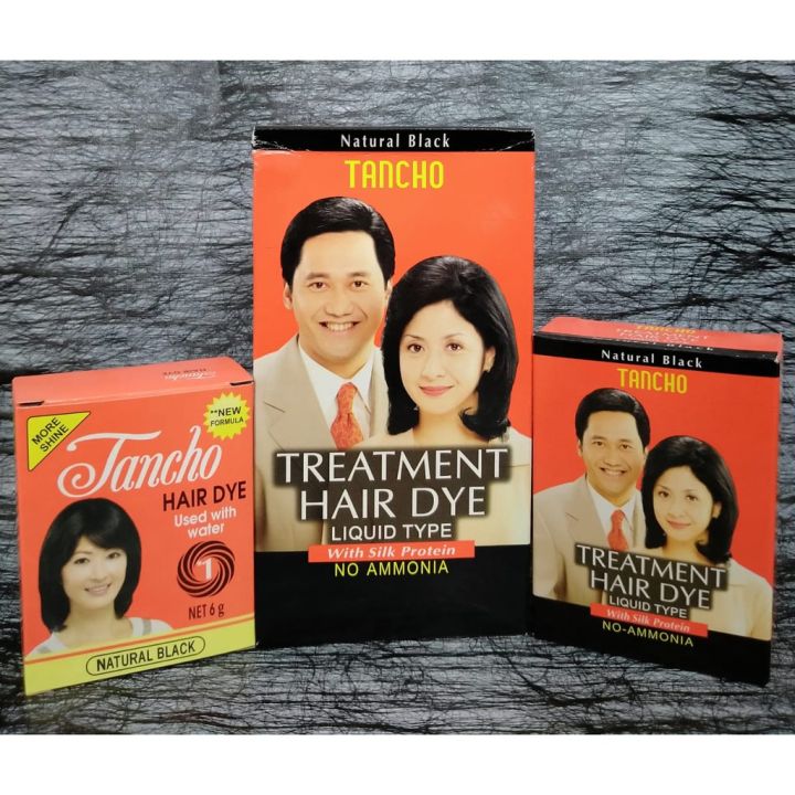 Tancho Treatment Hair Dye Hitam - Cat Rambut Tancho | Lazada Indonesia