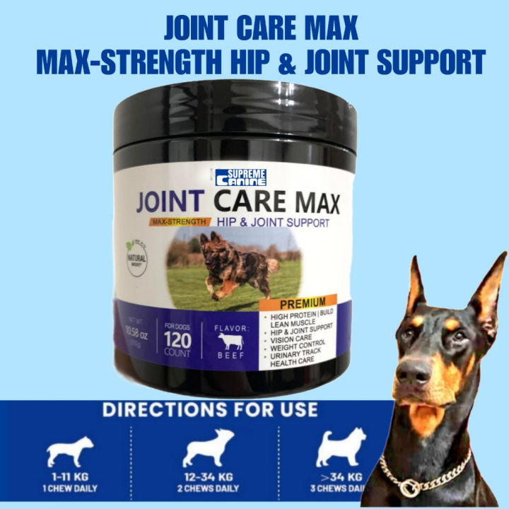 SUPREME CANINE JOINT CARE MAX-STRENGTH HIP & JOINT SUPPORT FOR DOGS ...