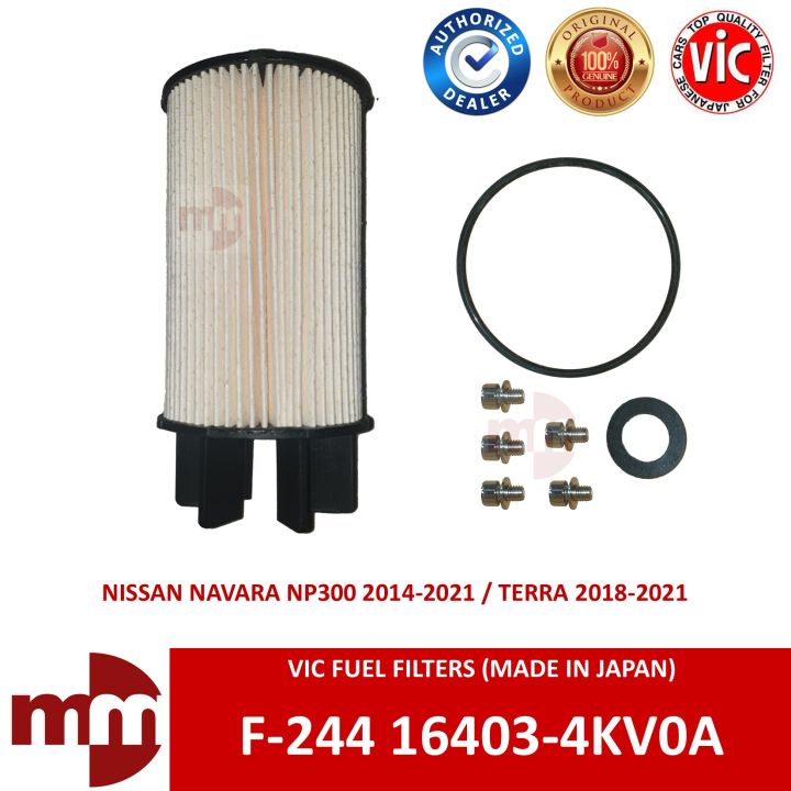 VIC JAPAN Fuel Filter for NISSAN NAVARA NP300 CALIBRE / EL / VL 2014 ...